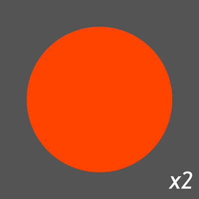 Motorsport UK Fluoro Orange Methanol sticker x2 - MSA race rally decal ...