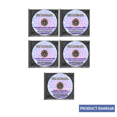 5 CD SUBLIMINAL MEDITATION- BRAIN WAVE MIND TRAINING BRAINWAVE ...