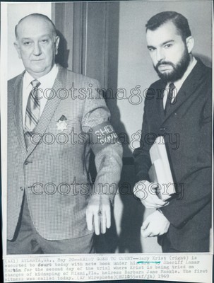 1969 Barbara J Mackle Kidnapper Gary Krist Dekalb Co Sheriff Martin ...