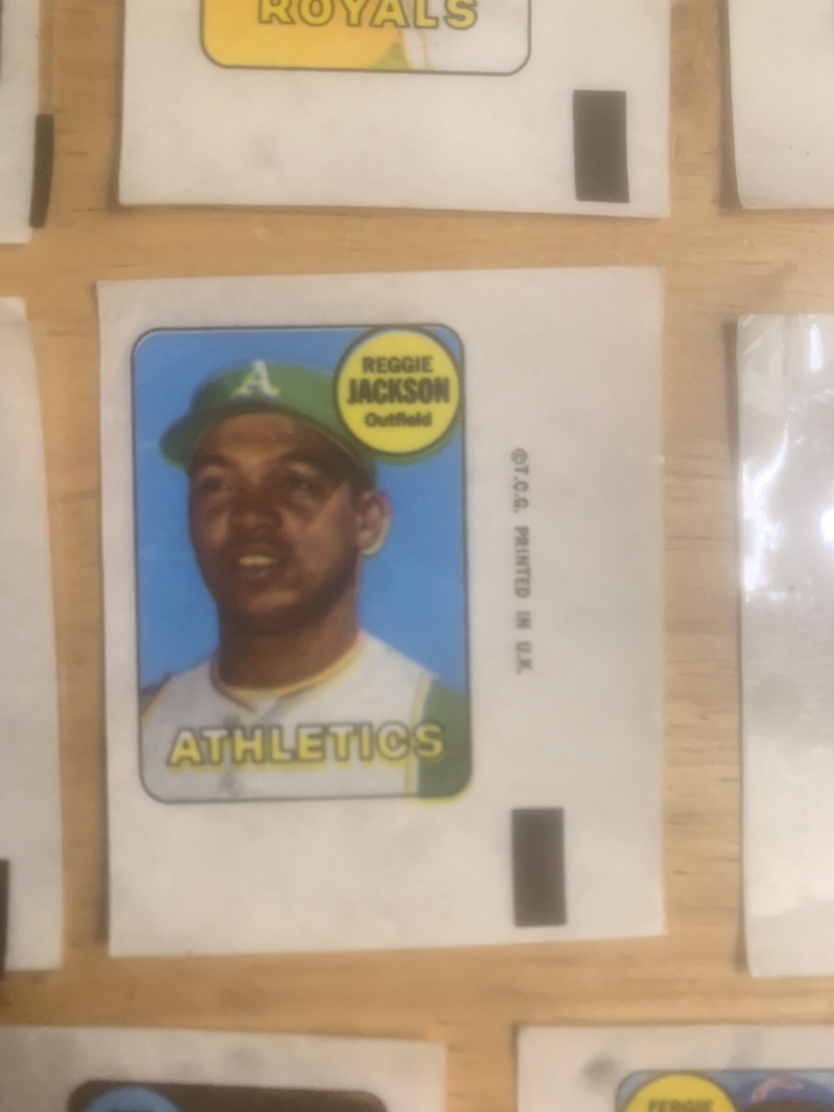 1969 Topps Decals Set Lot of Different Baseball Cards. Reggie Jackson ...