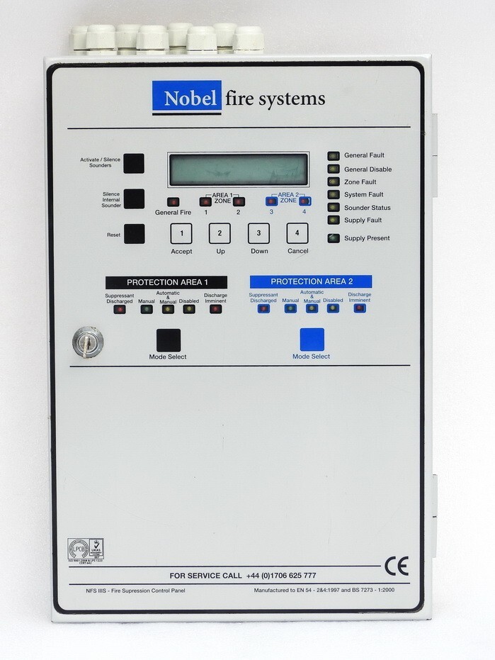 NOBEL K15 K-SERIES KITCHEN FIRE SYSTEMS IIIS FIRE SUPPRESSION CONTROL ...
