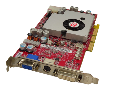 ATI RADEON 9800 PRO 128MB DDR AGP 8x GRAFIKKARTE VGA DVI S-VIDEO # ...