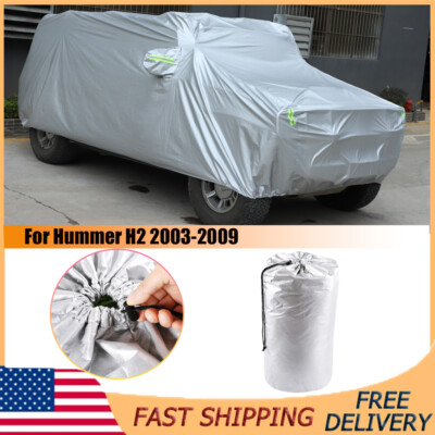 Car Cover Waterproof Outdoor Snow Sun Dust Cover For Hummer H2 2003 ...