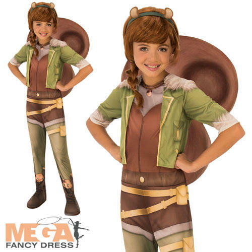 Squirrel Girl Kids Fancy Dress Marvel Rising Doreen Green Superhero ...