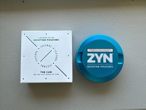 Metal ZYN Can Cyan Blue BRAND NEW IN BOX AUTHENTIC RARE SOLD OUT ...