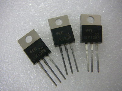 FUJITSU 2SK1388 K1388 N-Channel MOSFET 0.022 Ohm 30V 35A 60W TO-220AB ...