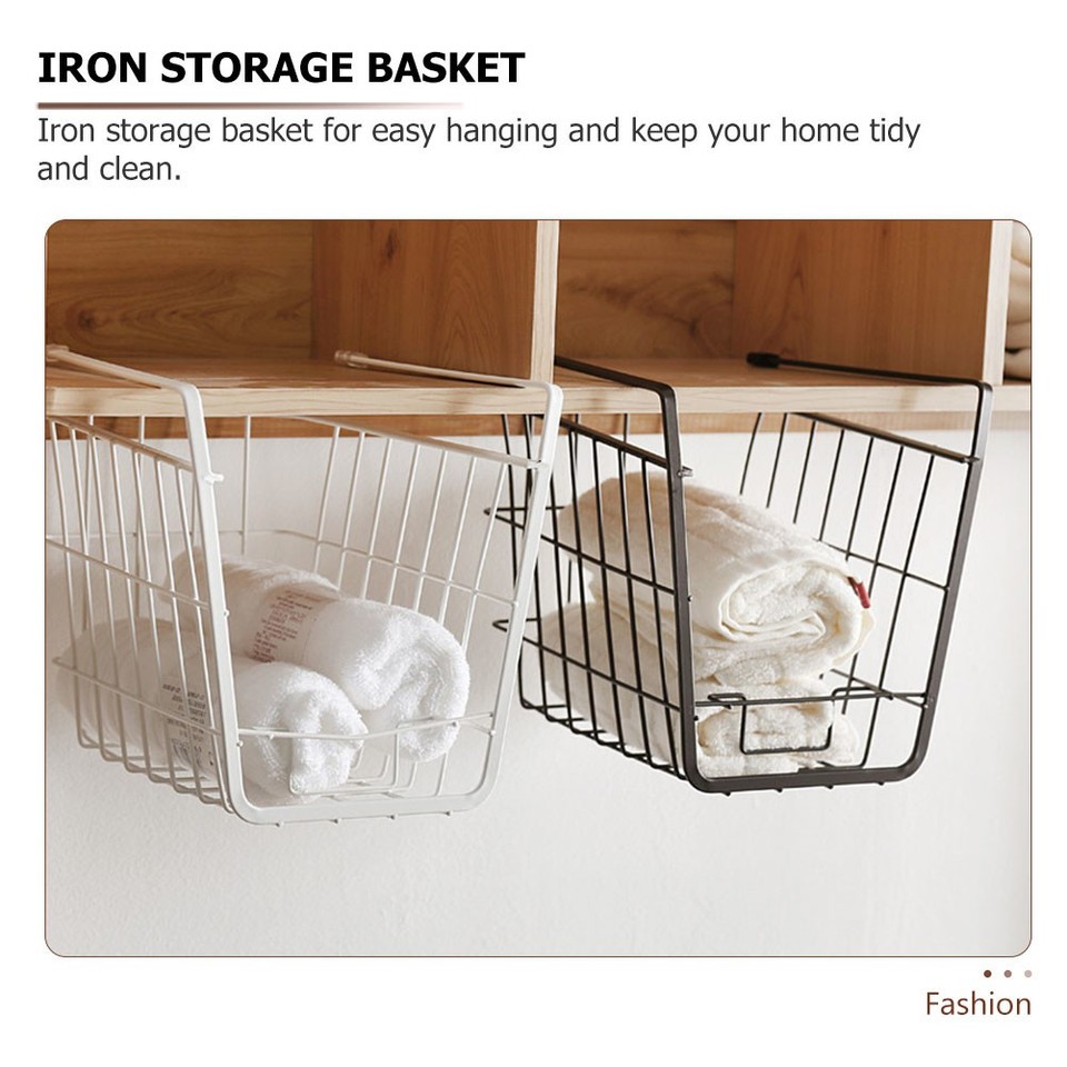 Wire Baskets for Organizing Wall Grid Organizer Freezer Storage ...