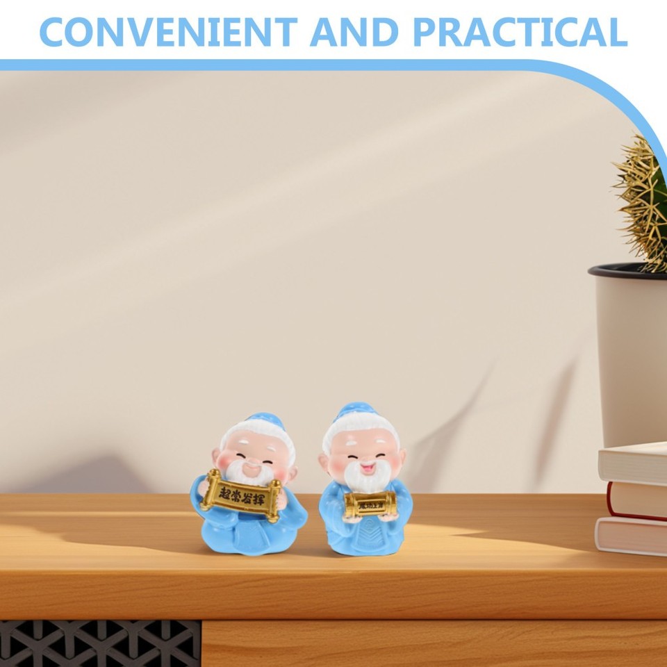 2pcs Chinese Statue Of Confucius Chinese Confucius Figurine Sculpture ...