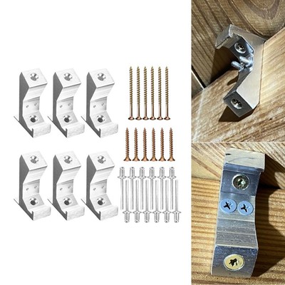 Aluminum Brackets Floor Repair Kit Supports Sagging Joists Double-hole ...