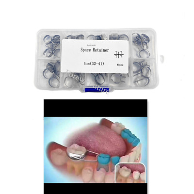 1-10Box Dental Teeth Brace Preformed Space Maintainer Retainer Molar ...