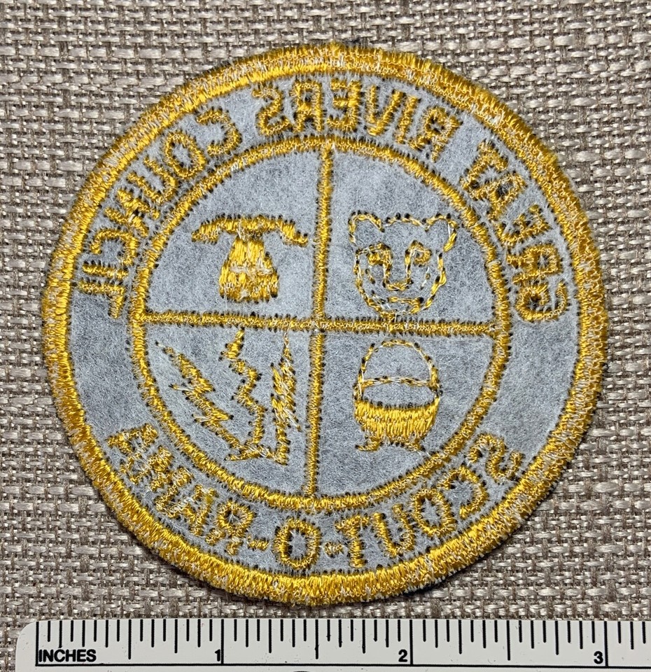 VTG 1950s GREAT RIVERS COUNCIL Boy Scout-O-Rama PATCH BSA Uniform Badge ...