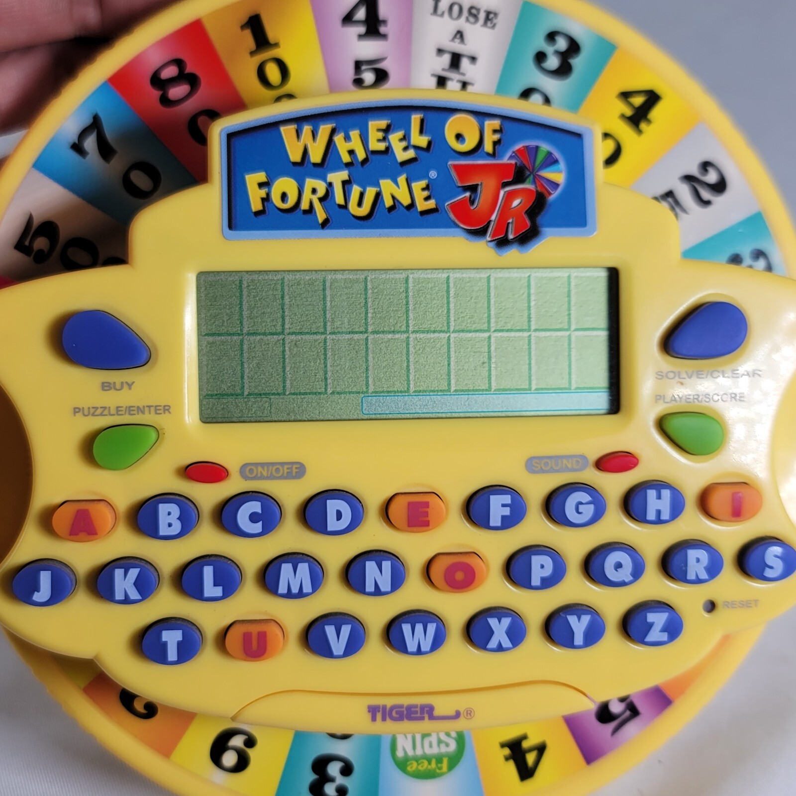 Tiger Electronics Wheel Of Fortune Jr Handheld Game | eBay