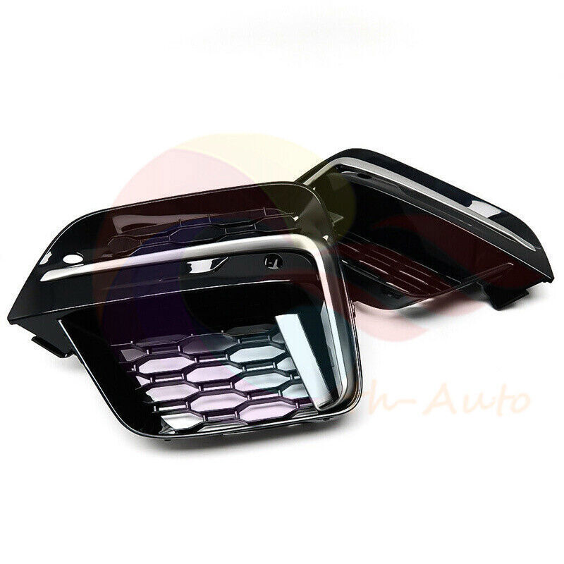 LH + RH Front Bumper Foglight Closed Grille Refit For BMW X3 X4 G01 G02 ...