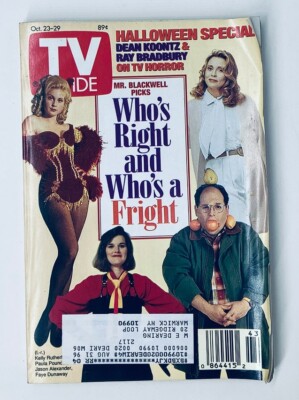 TV Guide Magazine October 23 1993 Jason Alexander, Faye Dunaway NY ...