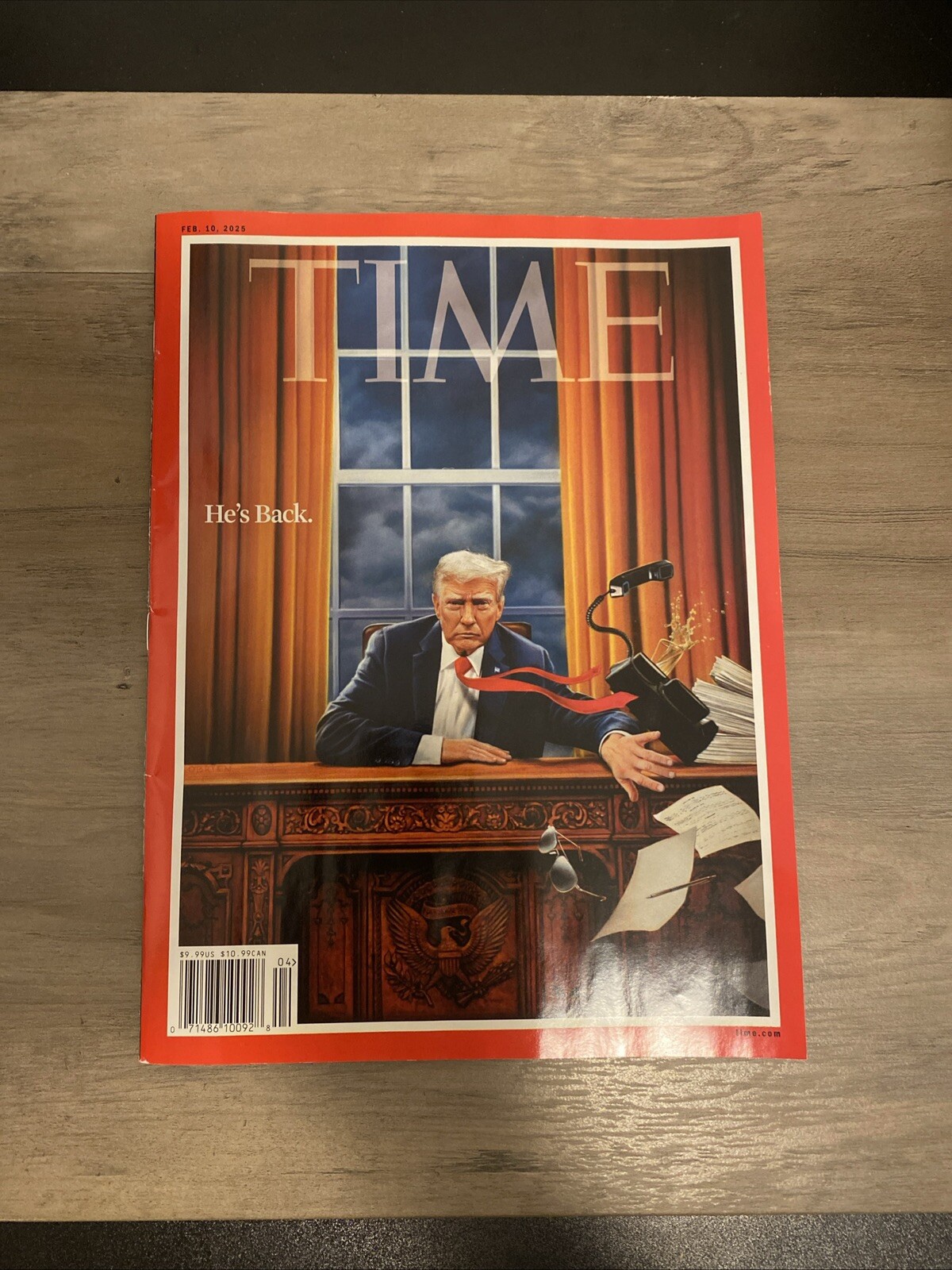 Time Magazine Trump February 10, 2025 HE'S BACK-Inauguration Edition ...