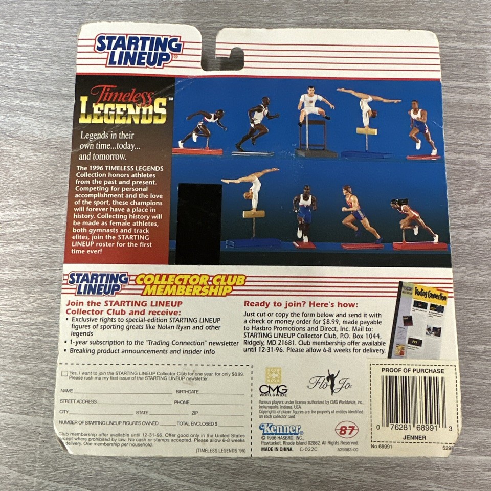 1996 Bruce Jenner Starting Lineup Timeless Legends Olympic Figure | eBay