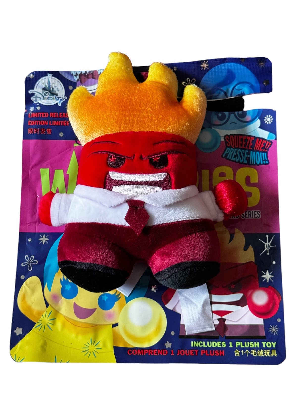 Disney Wishables Inside Out Emotion Anger Plush | eBay
