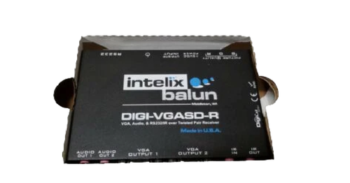 Intelix DIGI-VGASD-R VGA, Stereo Audio & IR/RS232 Over Twisted Pair ...