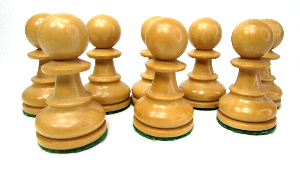 Artisan Maple & Walnut Handcrafted Chess Set Weighted Pieces JK ...
