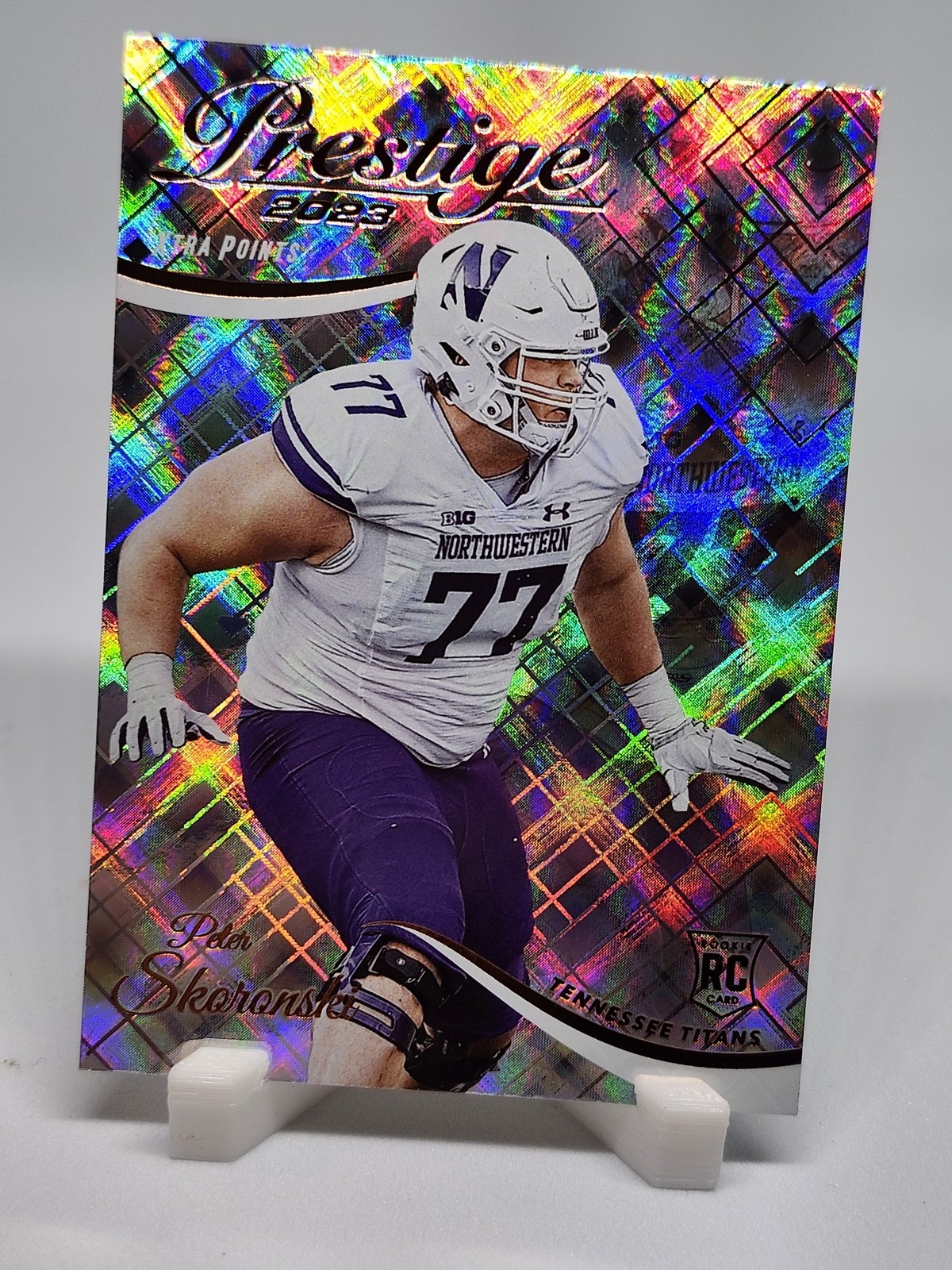 2023 Panini Prestige #370 Peter Skoronski Xtra Points Hyper | eBay