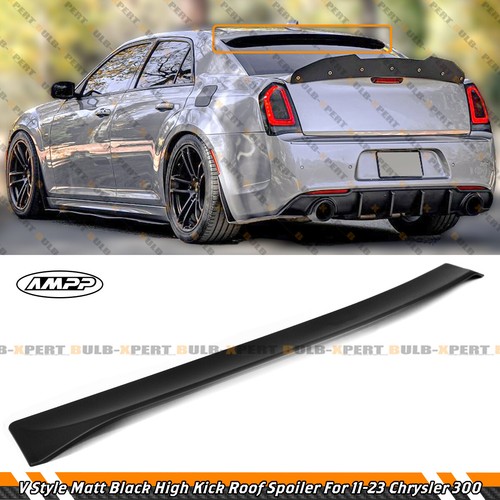 FOR 2011-23 CHRYSLER 300 300S SRT8 V2 STYLE MATTE BLACK REAR WINDOW ...