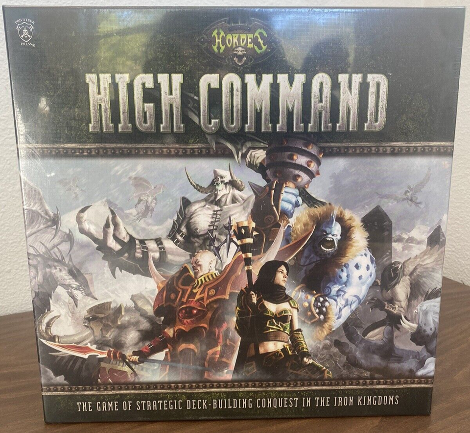 High Command Hordes & Warmachine Deck Building Games By Privateer Press ...