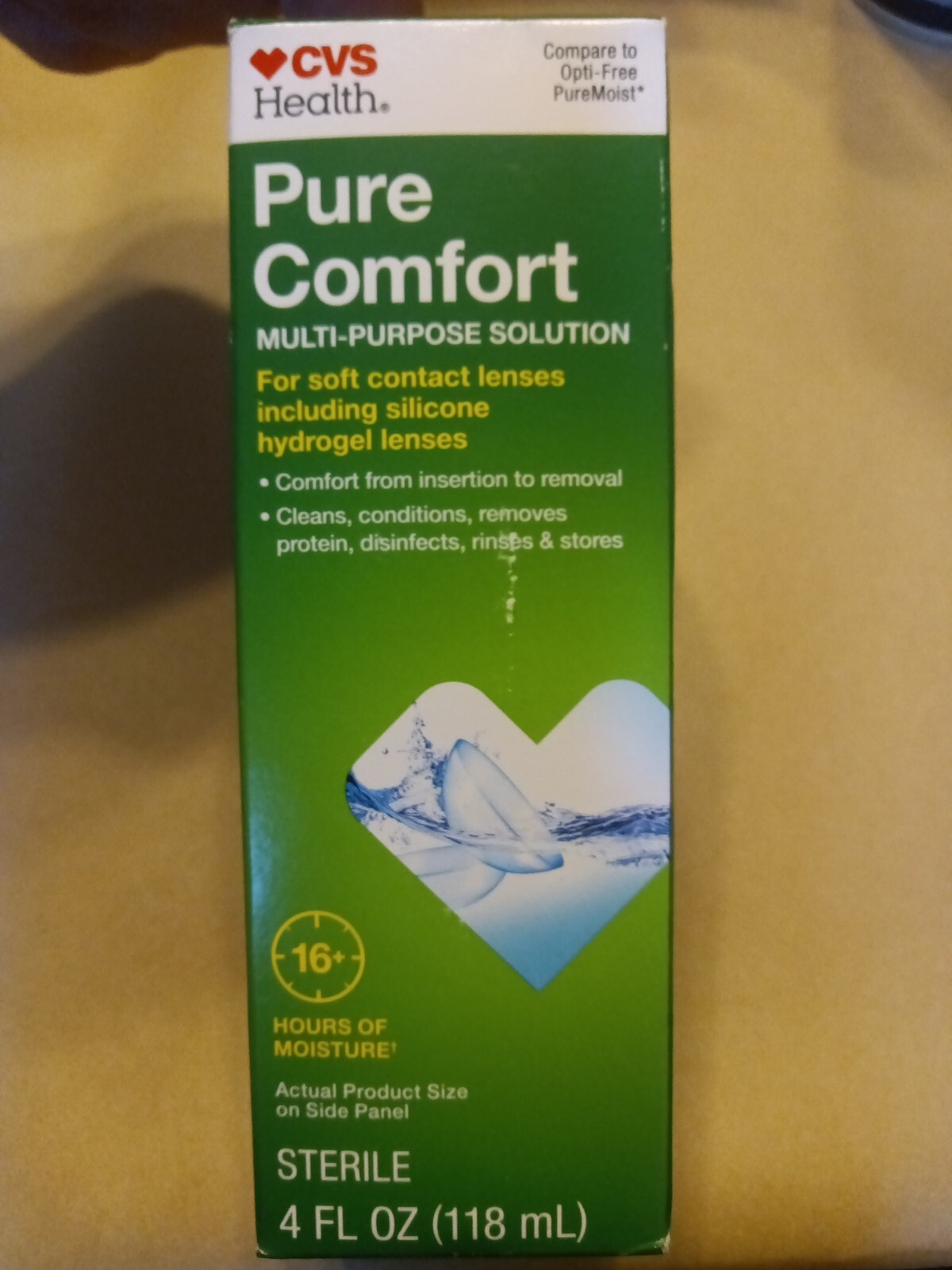 CVS Multi-Purpose Solution Soft Contact Lens Sterile eyes 4 Oz Exp 12/1 ...