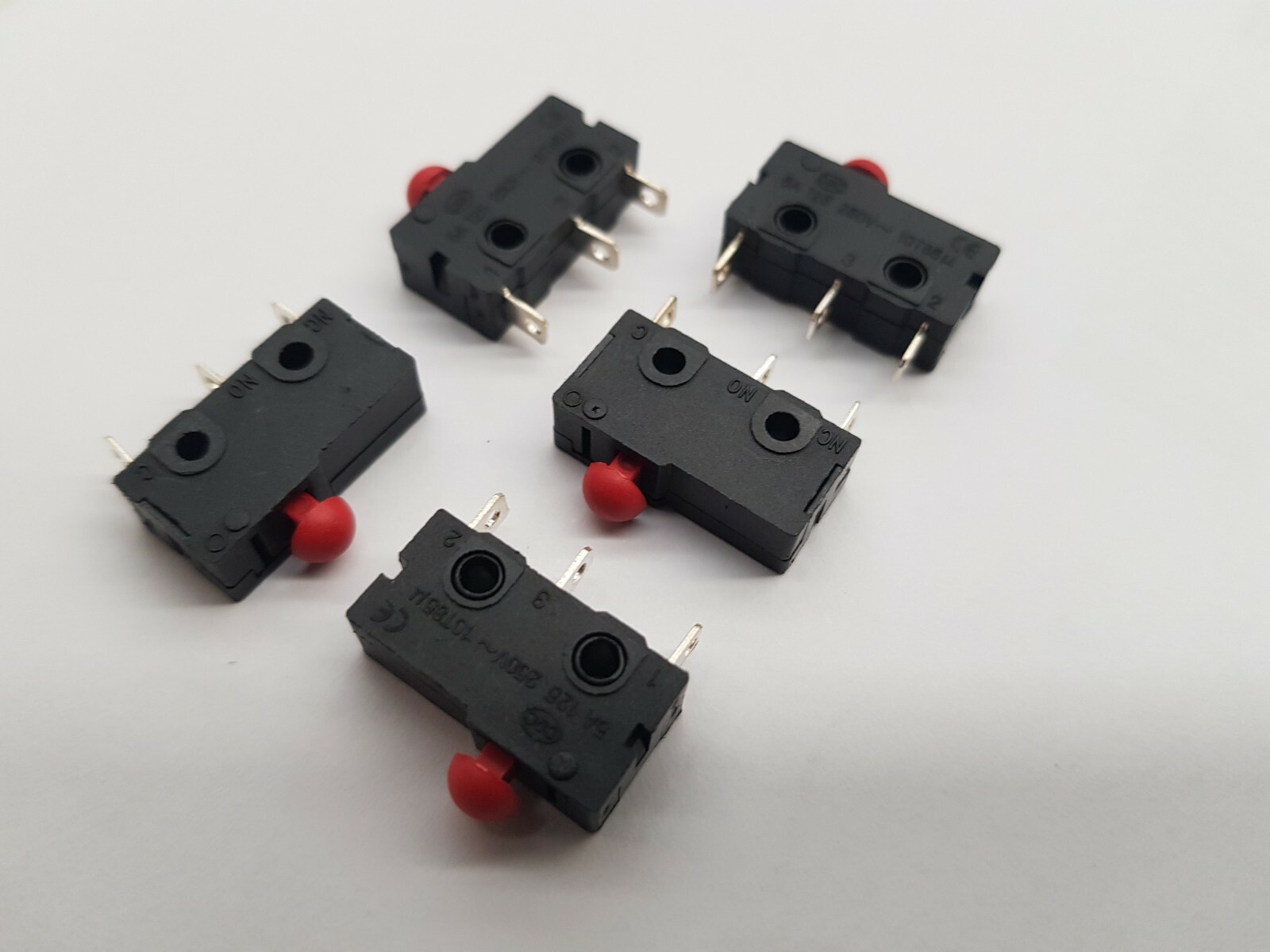 5pcs MICRO LIMIT SWITCH PUSH BUTTON TYPE 12V/24V/250V 3A | eBay Australia