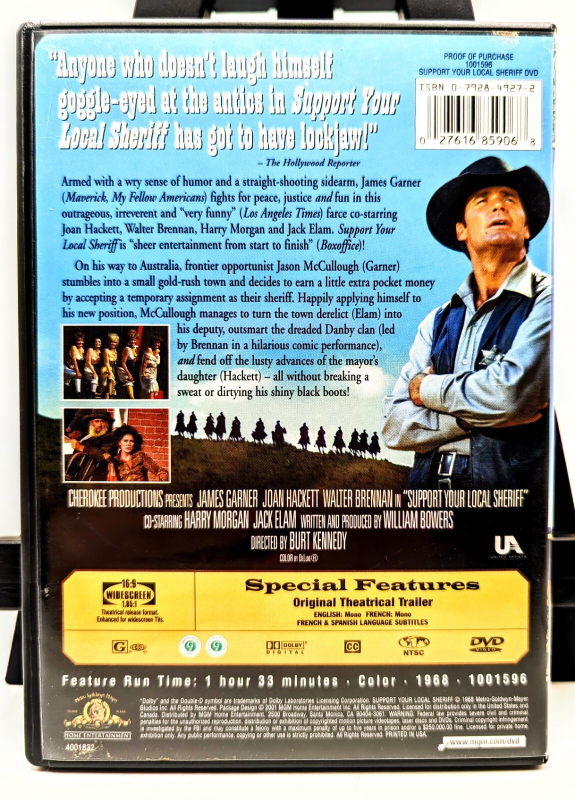 Support Your Local Sheriff DVD 2001 MGM (Western Legends) James Garner ...