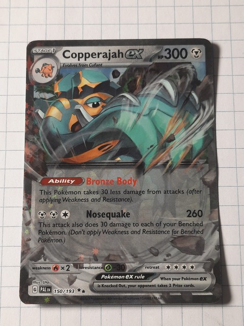 Pokémon TCG Copperajah ex Scarlet & Violet - Paldea Evolved 150/193 ...