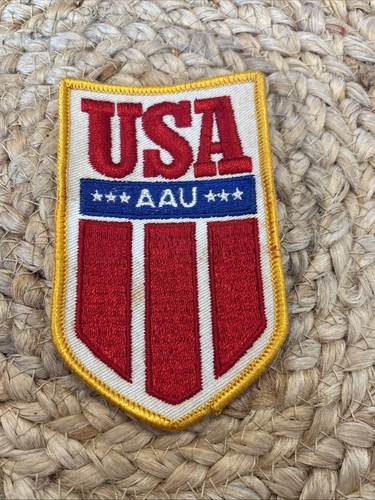 USA AAU Amateur Athletic Union PATCH Rare Vtg 4” Sew On 70s 80s | eBay