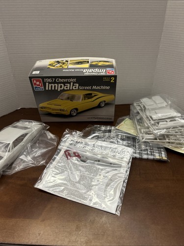 AMT 1967 CHEVROLET IMPALA CAR STREET MACHINE MODEL KIT Open Model Kit ...