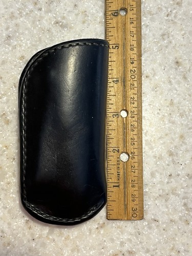 5” Bianchi Cross Draw #123 Concealed Carry Pistol Holster Black Leather ...