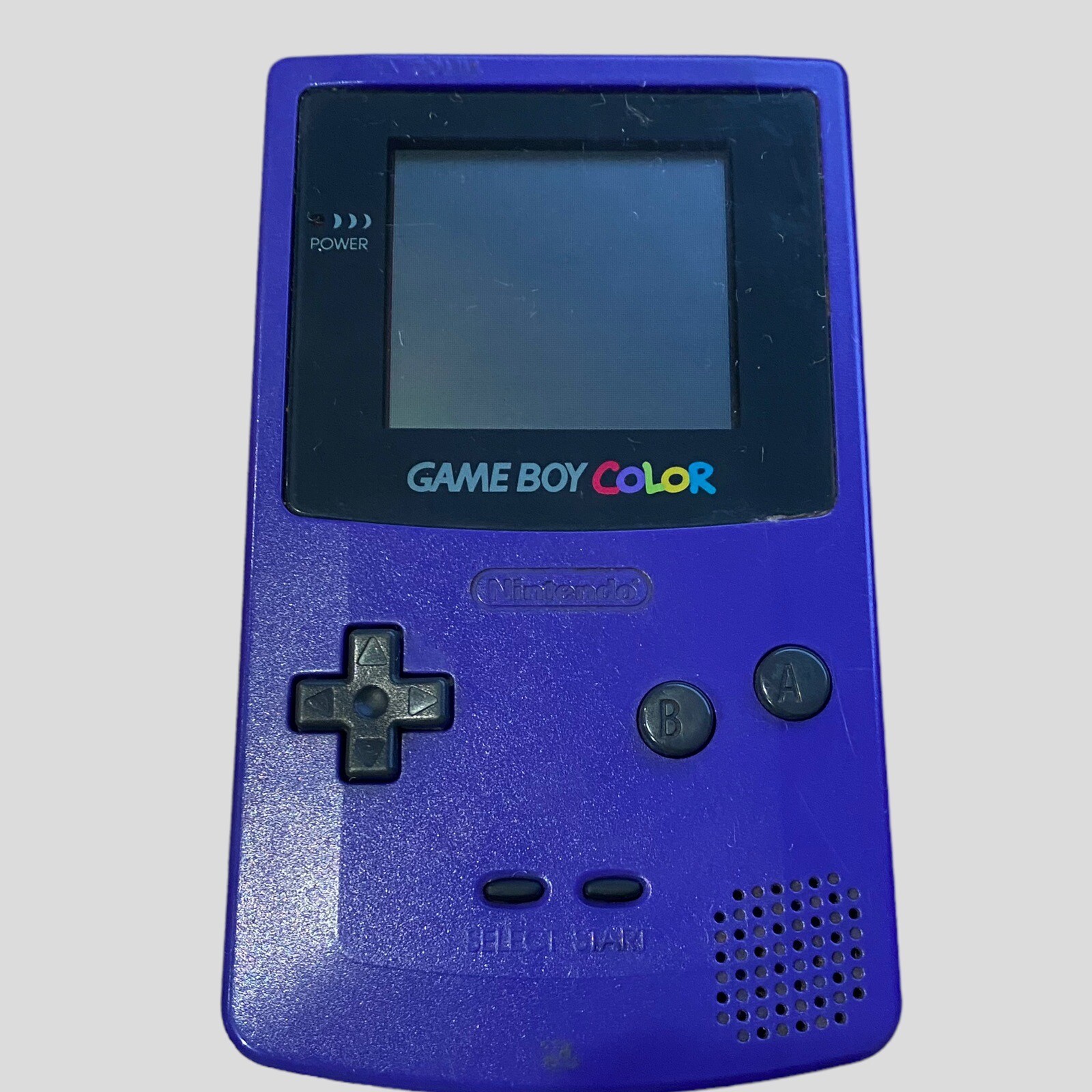Nintendo Gameboy Color Grape Handheld System - A and B Buttons faulty ...