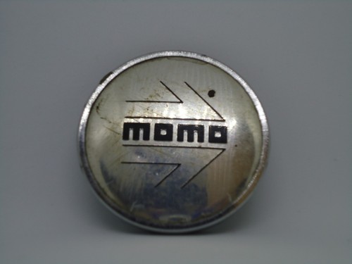 MOMO CENTER CAP/CHROME Wheel/Rim CAP 1 3/4 Diameter-USED (1EA)WOW ...