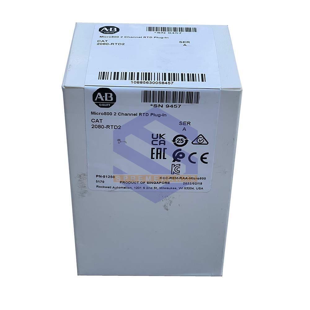 Allen-Bradley 2080-RTD2 2-channel Resistance Thermometer Micro800 Plug ...