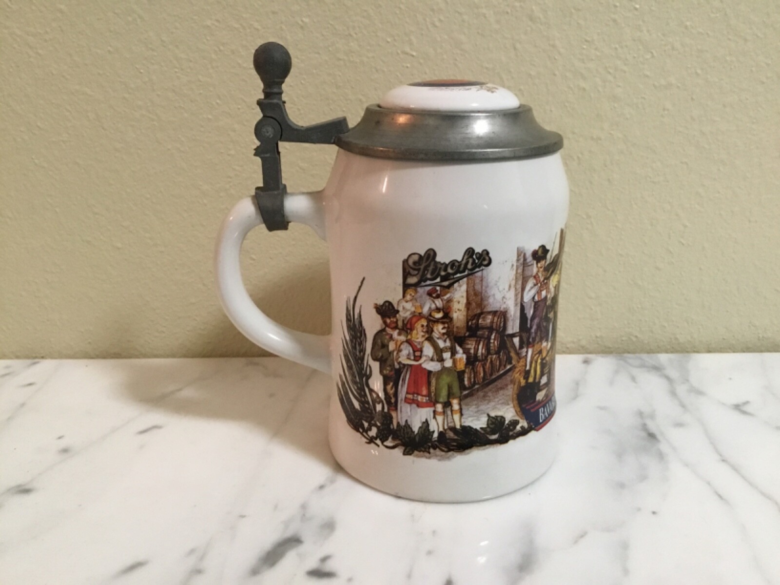 Vintage Stroh’s Bavaria Collection IV Lidded Stein No. 14367 | eBay