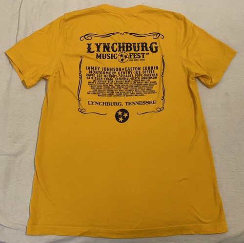 Lynchburg Music Fest 2019 L T-Shirt Montgomery Gentry Joe Diffie Jamey ...