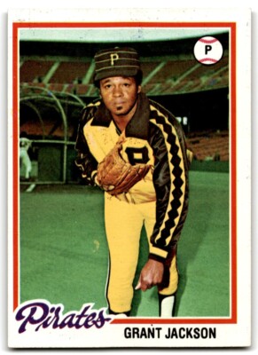 1978 Topps Grant Jackson Pittsburgh Pirates #661 | eBay