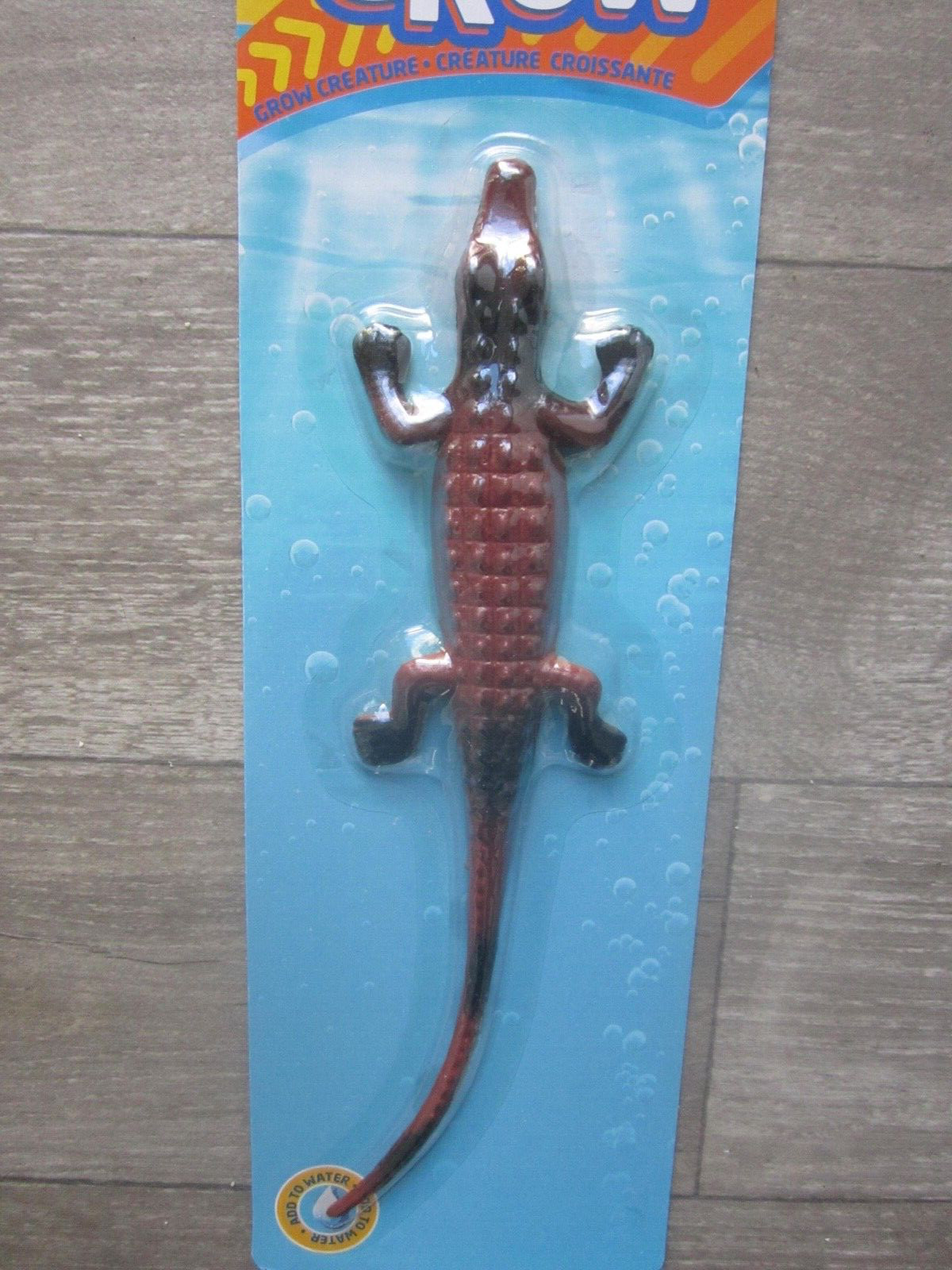 MAGIC GROW GIANT BROWN 1 CREATURE ALLIGATOR/CROC GROWS UP TO 600% IN ...