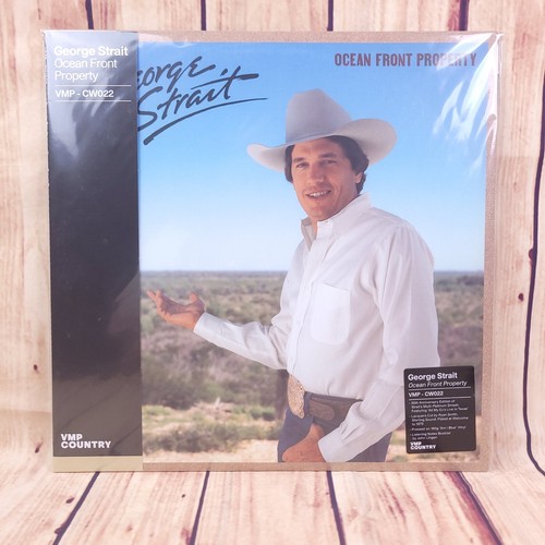 George Strait Ocean Front Property VMP Am I Blue Vinyl Record Album ...
