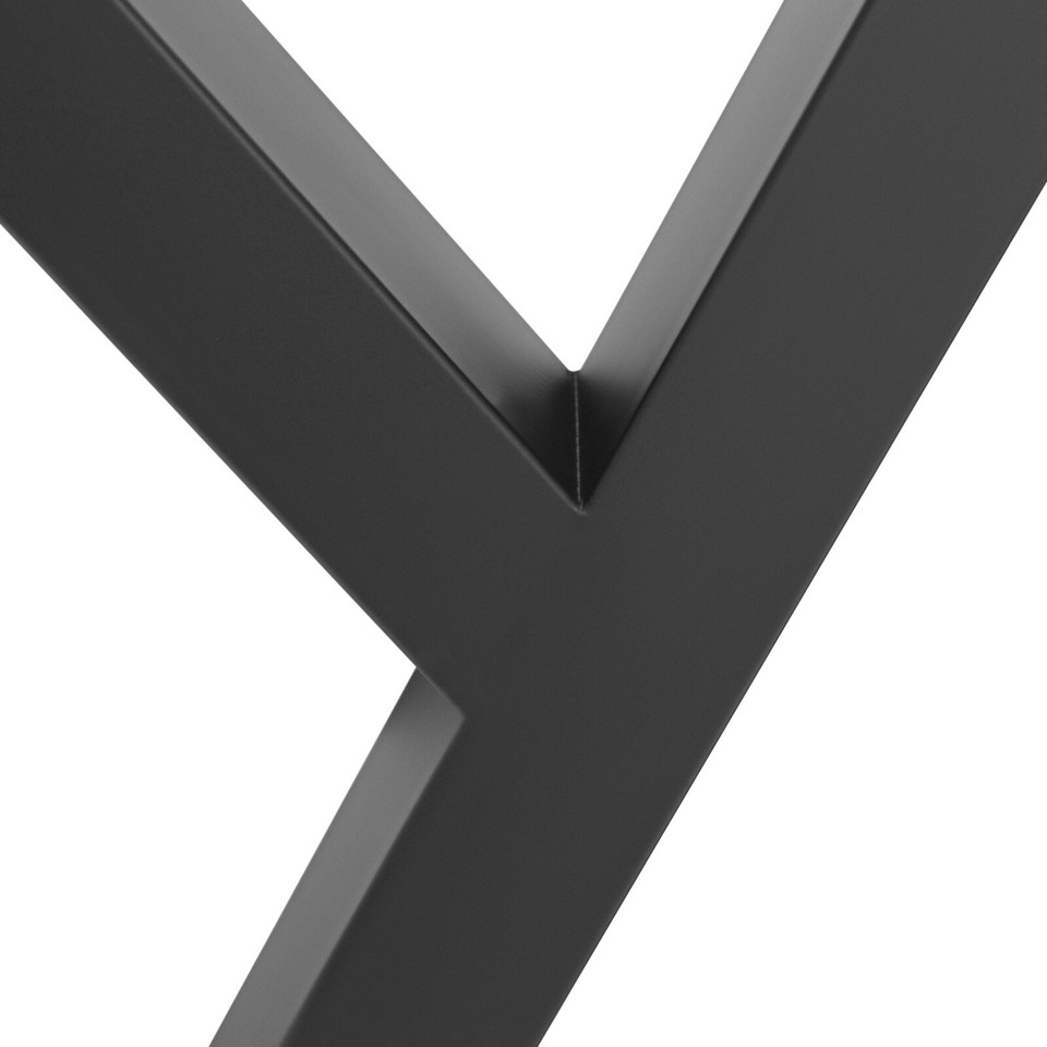 Modern Iron Table Legs X-Shaped Desk Legs Metal Furniture Dining Table ...