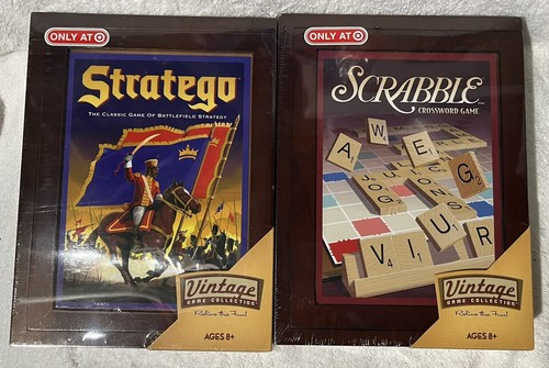 Vintage Game Collection Stratego Board Game & Scramble Wooden Boxes | eBay