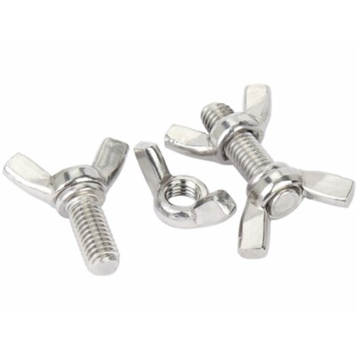 Wing Butterfly Bolts Screws Nuts Set A2 Stainless Steel M3 M4 M5 M6 M8 ...