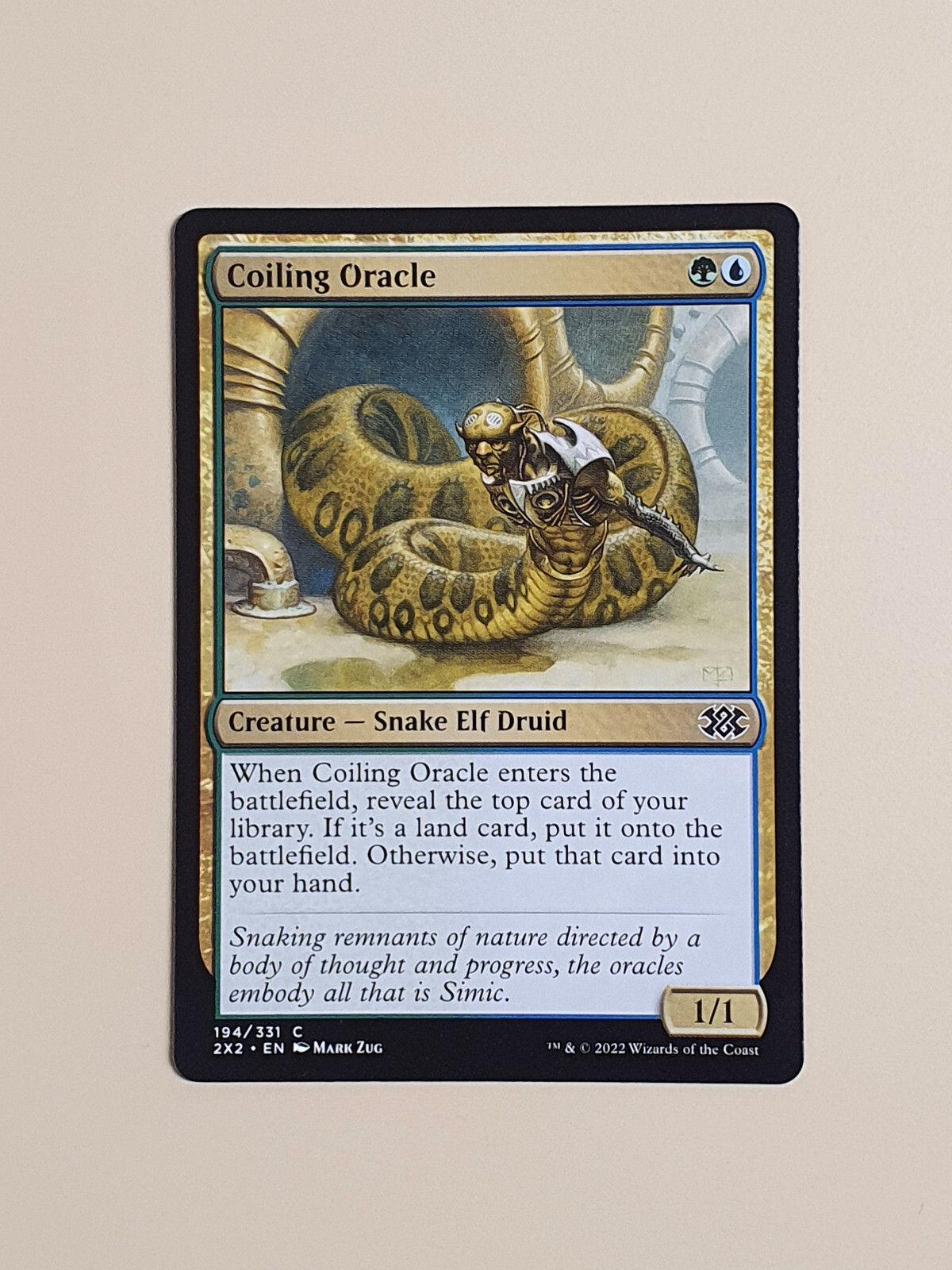 Coiling Oracle, Double Masters 2022, MTG, NM | eBay Australia