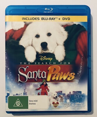 The Search For Santa Paws Blu Ray + DVD VGC 2-Discs Movie 🍿 Rated G ...