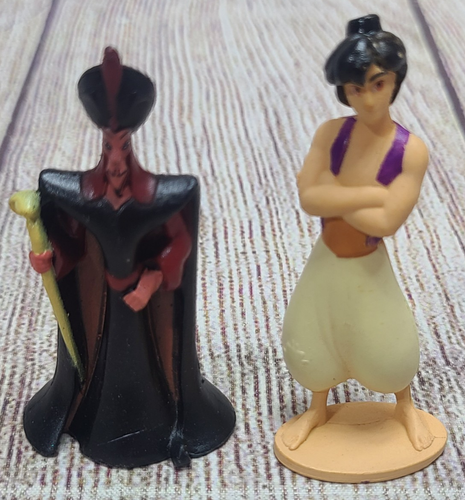 Disney Villains Aladdin And Jafar Figures Toys Lot of 2 Red Black ...