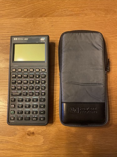 Hewlett Packard HP 48GX 128K Graphing Calculator With Case | eBay