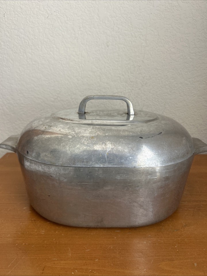 Wagner Ware Magnalite Sidney -0 4265 P Oval Roaster W/ Lid Vintage | eBay