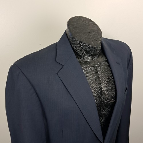 Joseph Bianco Custom Tailors Sportcoat 48R Men Blue Wool Tailored ...